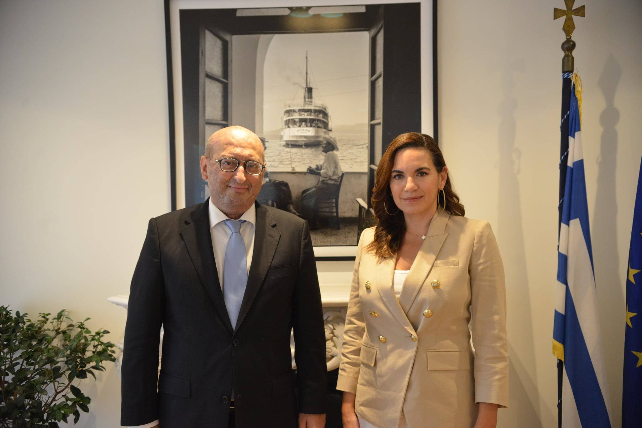 Ambassador Tigran Mkrtchyan Meets with Greek Minister of Tourism Olga ...